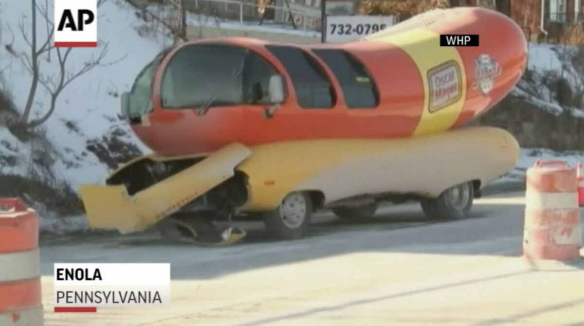 VIDEO: Iconic Wienermobile Damaged In Crash | News, Sports, Jobs ...